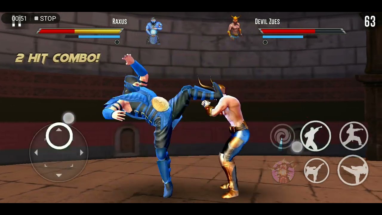 Kung Fu Fighter game level 2 - YouTube