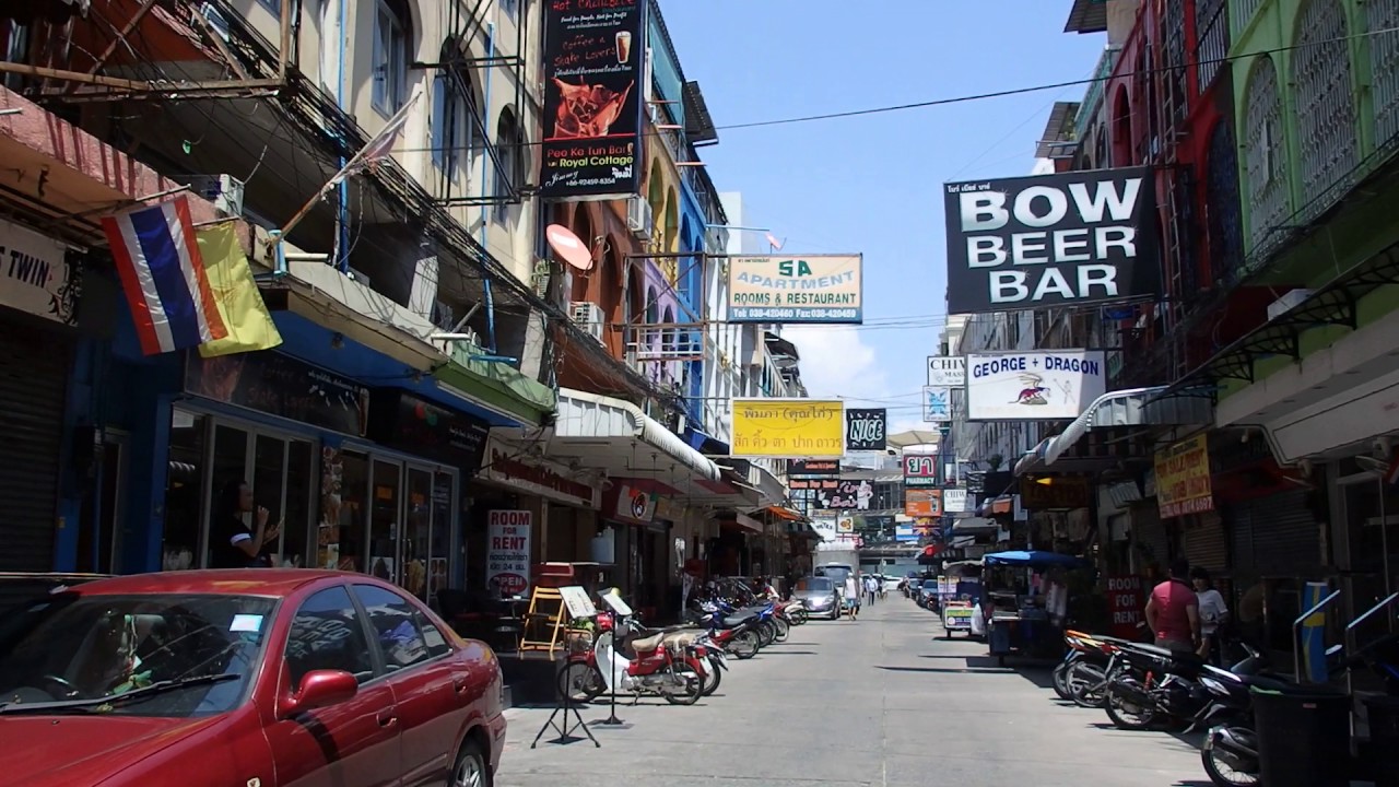 Beach road Soi13/1 day time-pattaya 2017 - YouTube