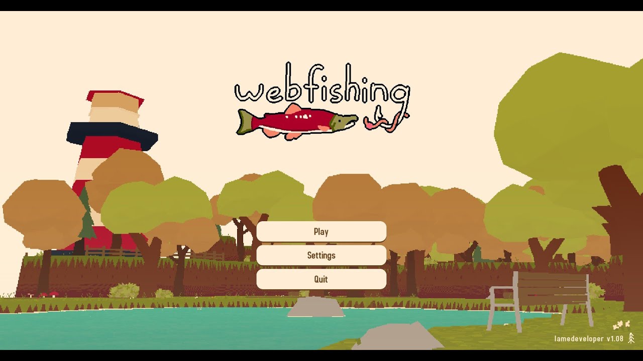 Playing Web Fishing at 3AM - YouTube