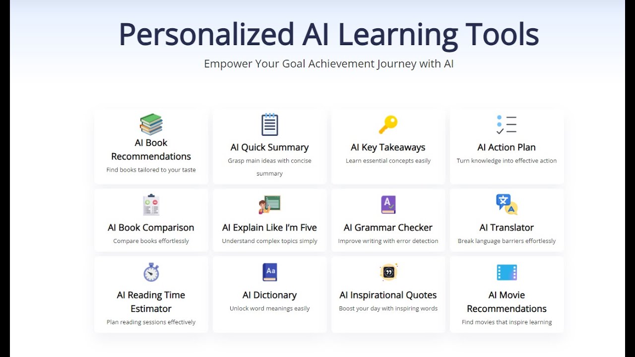 AI Learning Tools - YouTube