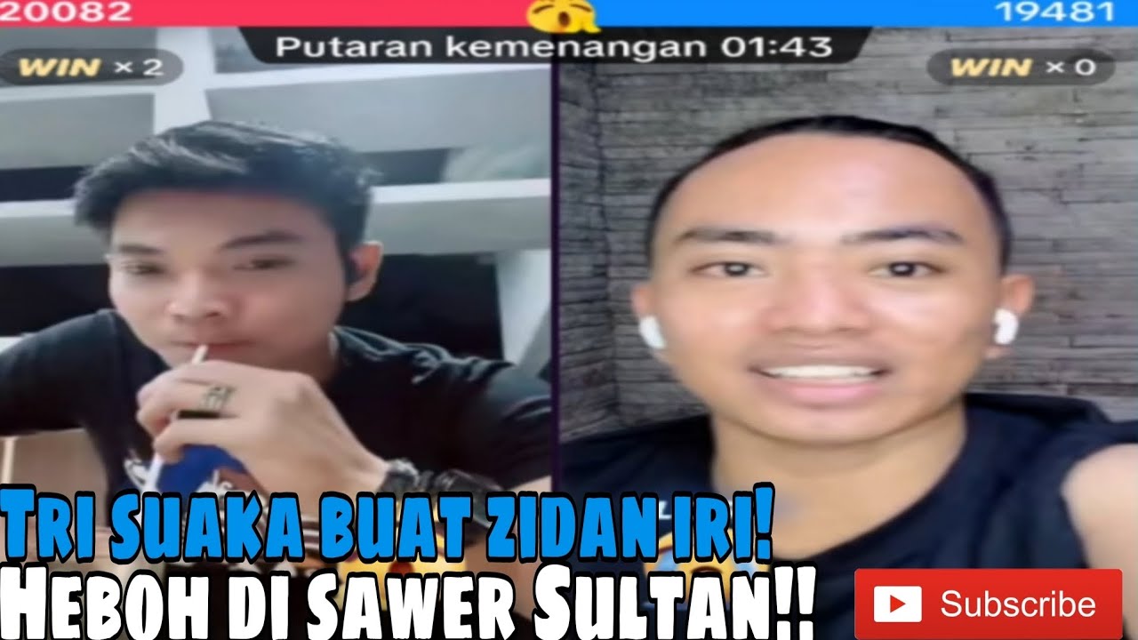 DISAWERIN SULTAN SAAT LIVE TRI SUAKA GIRANG HAPPY - YouTube