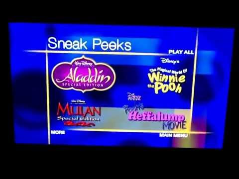 Sneak Peeks Menu - YouTube