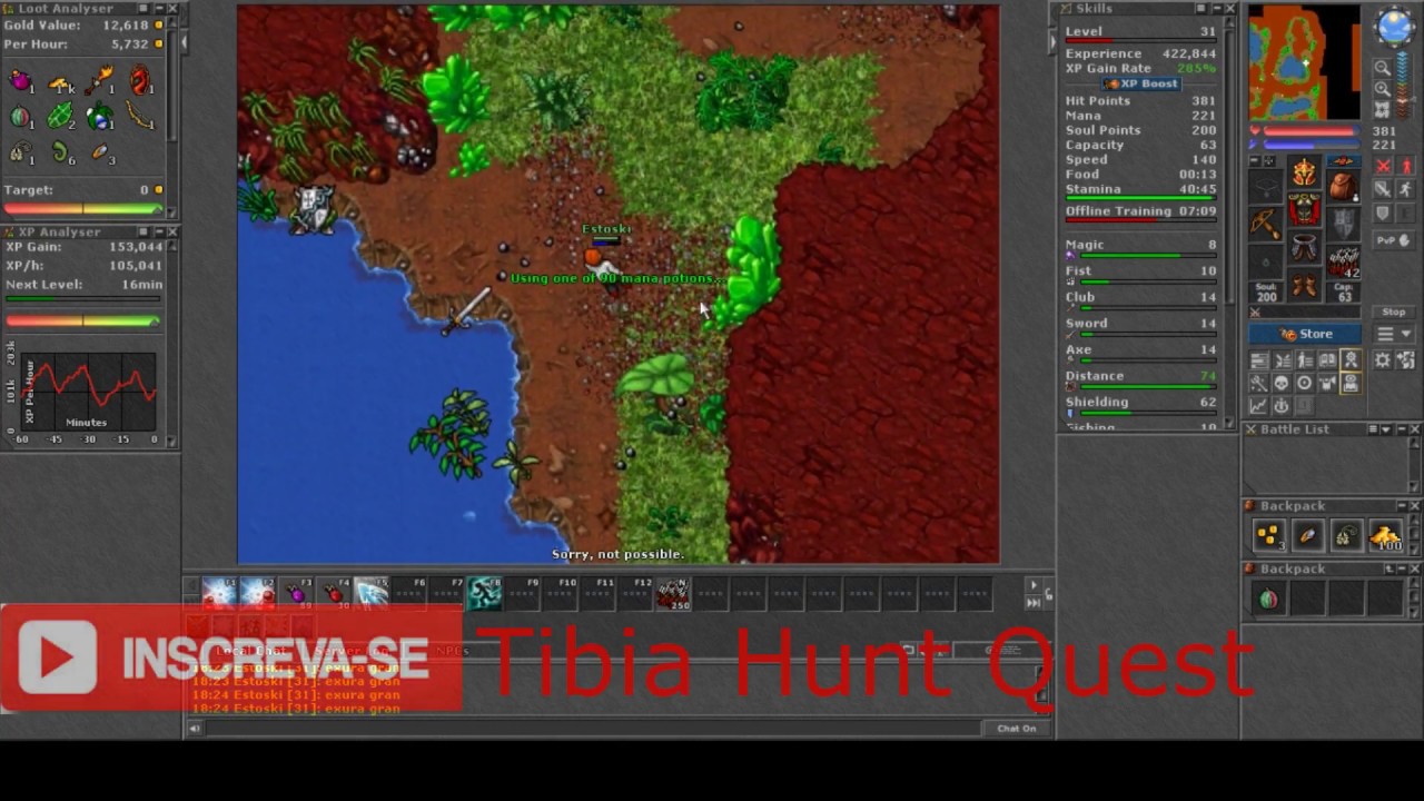 Death Tibia - Deu Ruim - YouTube