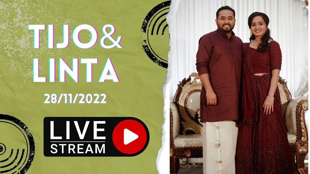 TIJO+LINTA WEDDING LIVE WEBCAST - YouTube
