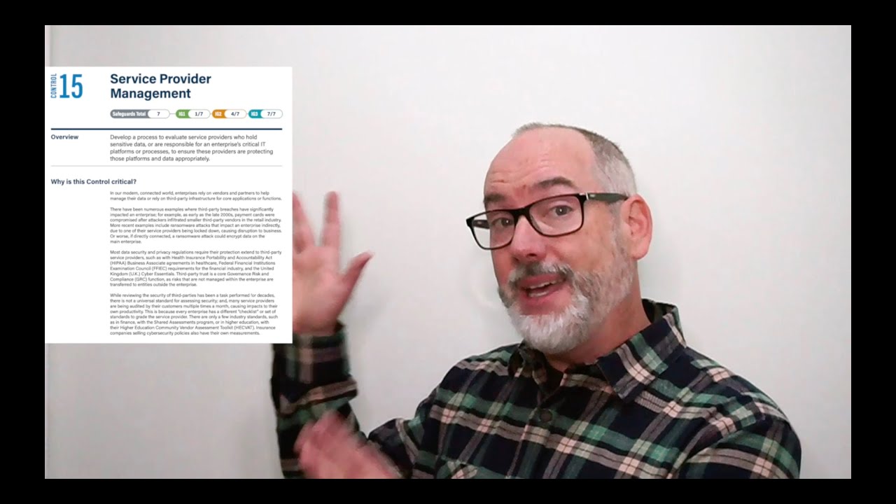 CIS Critical Security Controls Version 8 - Control 15: Service Provider ...