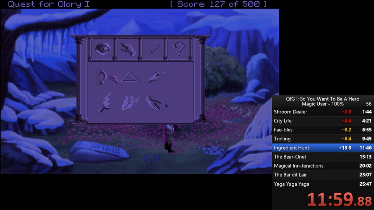 QfG 1 VGA - 100% Magic User Speed Run - 25m44s - YouTube