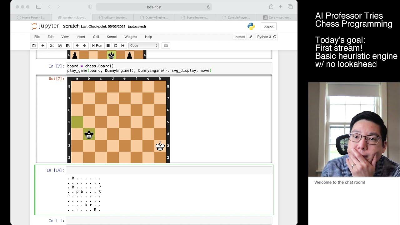 Trading a Queen for a Pawn | AI Professor Improvises Some Chess Programming #1 - YouTube