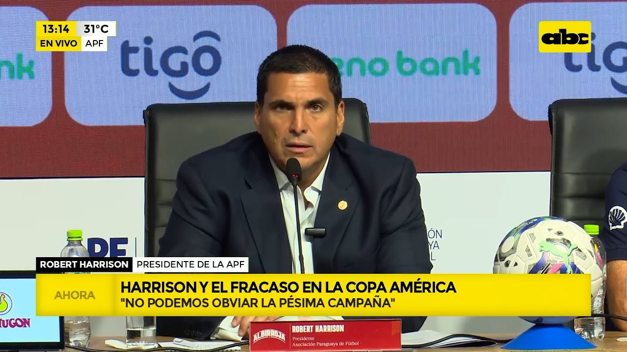 “La Copa América fue desastrosa”, admite Robert Harrison - YouTube