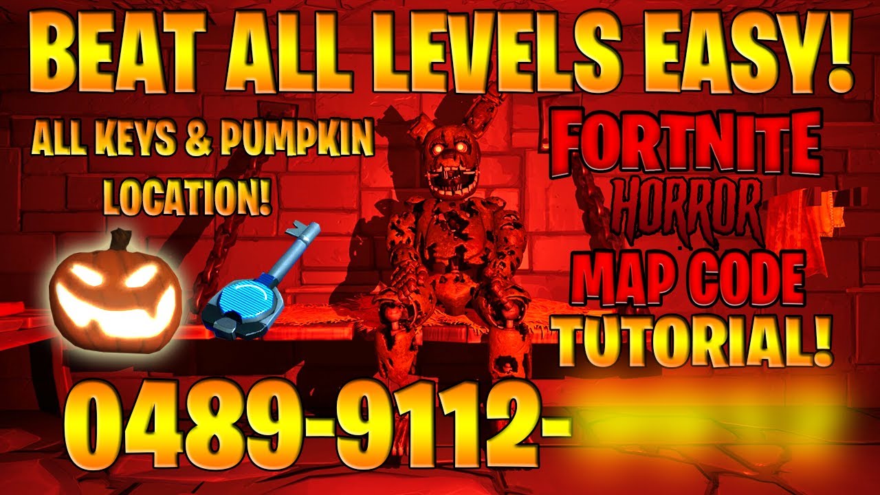 HORROR Chambers Escape Map Fortnite (All Pumpkins & Keys Locations ...