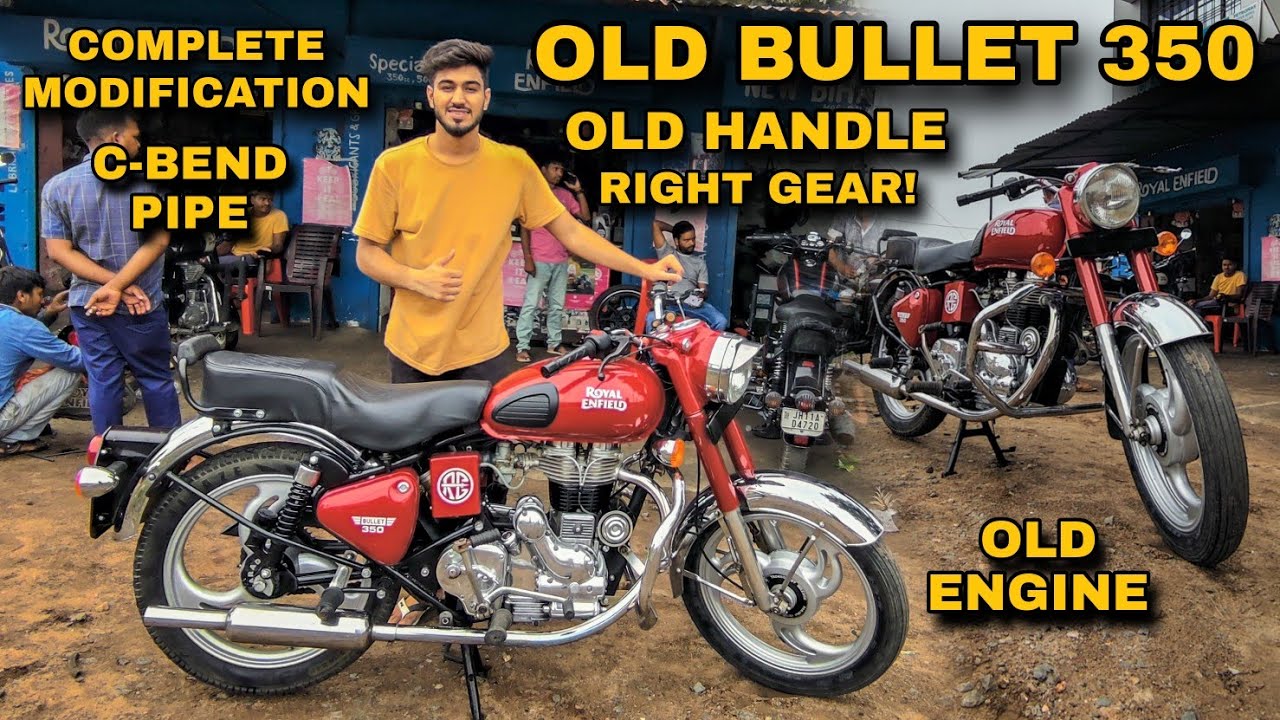Old Bullet 350 Complete Modification | Standard Handle | 3S Alloy ...