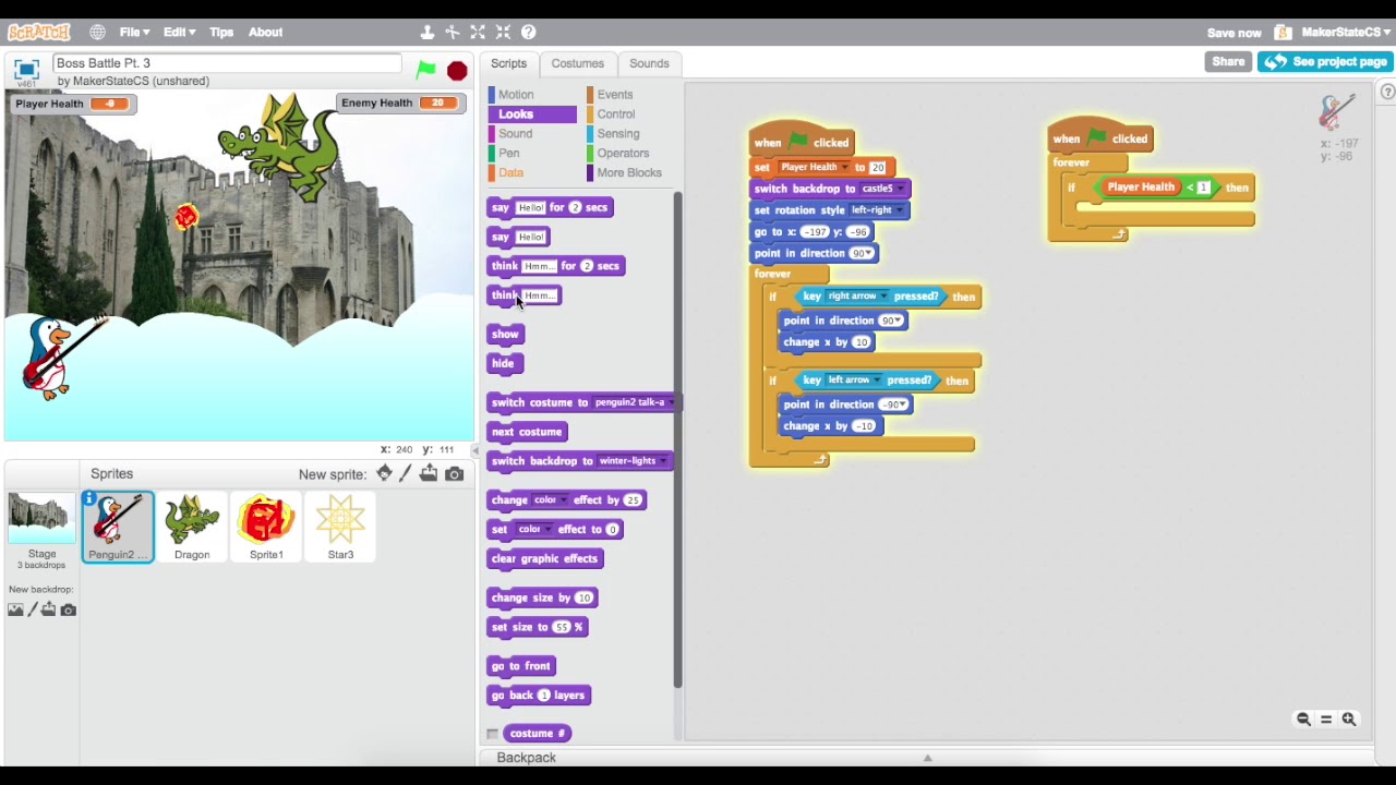Scratch Boss Battle Pt. 3 - YouTube