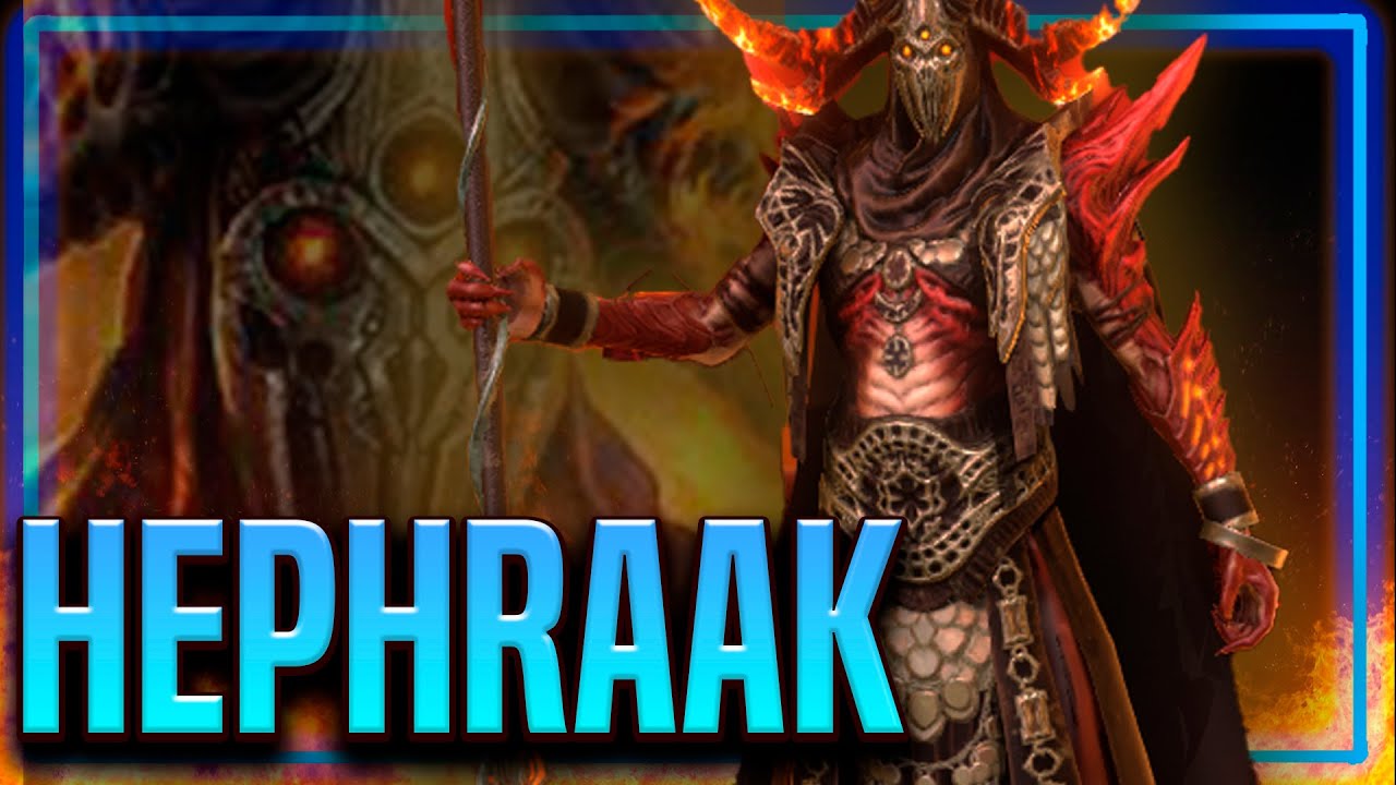 HEPHRAAK - El MEJOR NUKER del JUEGO?【 RAID SHADOW LEGENDS 】 - YouTube