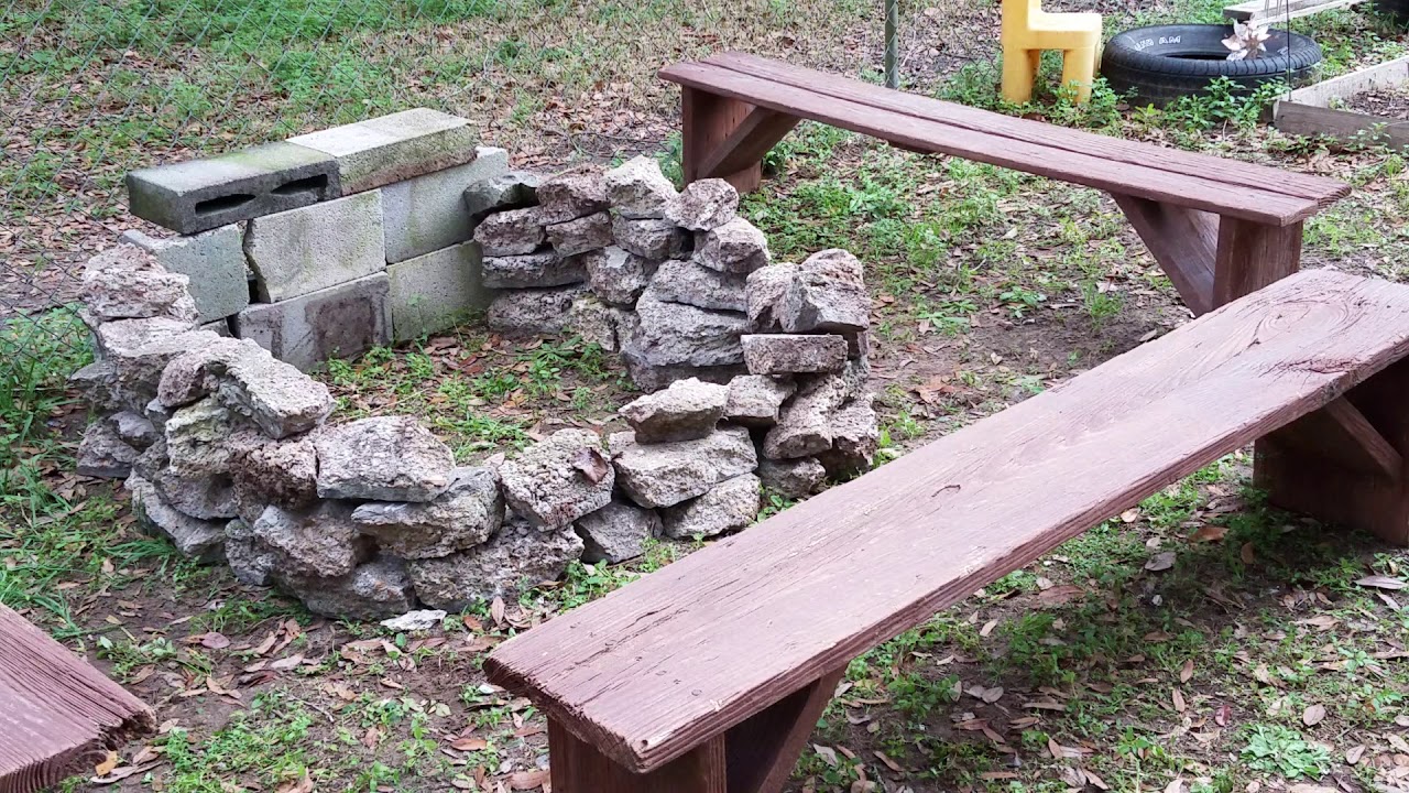 Repurposed Waste: Stone Fire Pit - YouTube