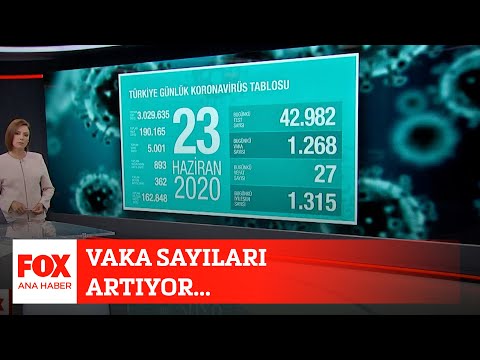 Vaka sayıları artıyor... 24 Haziran 2020 Gülbin Tosun ile FOX Ana Haber