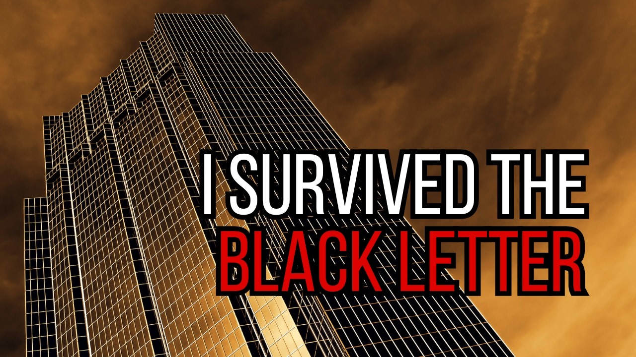 I survived the black letter - YouTube
