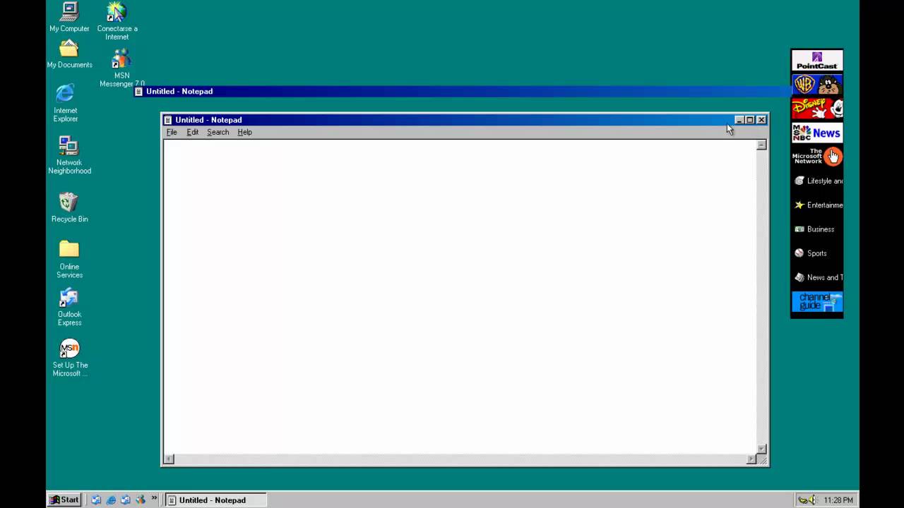 Windows 98 Codename Memphis Build 1602 Beta 2.1 - YouTube