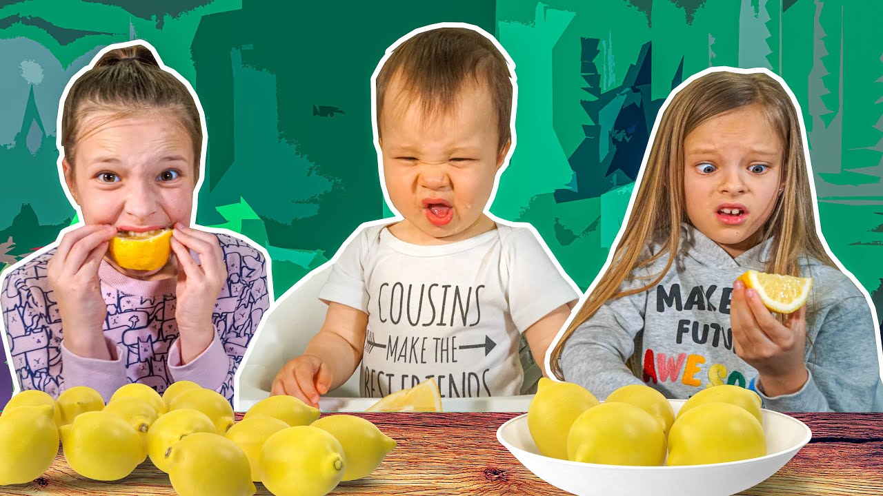 Giving Our BABY a LEMON Challenge Whoever MAKES a FACE First LOSES ...