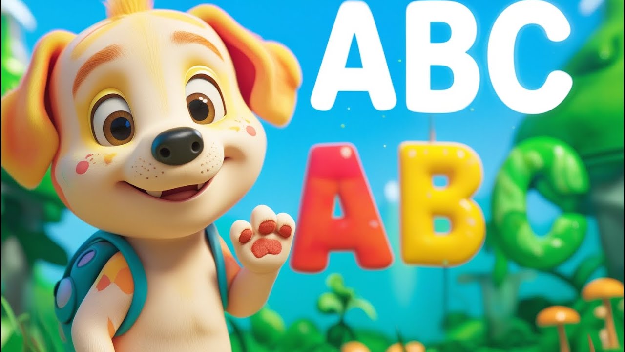 LEARN ABC with POPPY the Puppy! 🐶 Fun Forest Adventure - YouTube