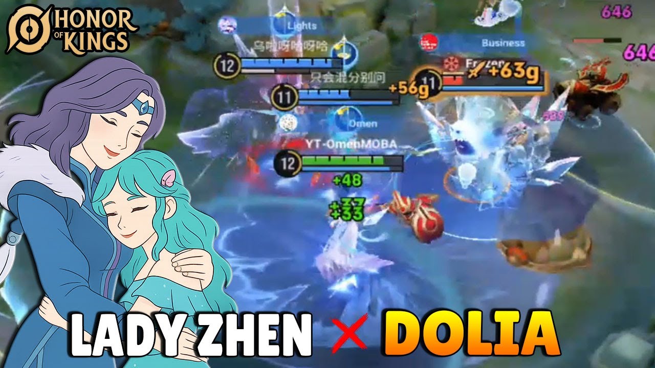 Combo Lady Zhen & Dolia AUTO SPAM ULTI Terussss | Honor of kings - YouTube
