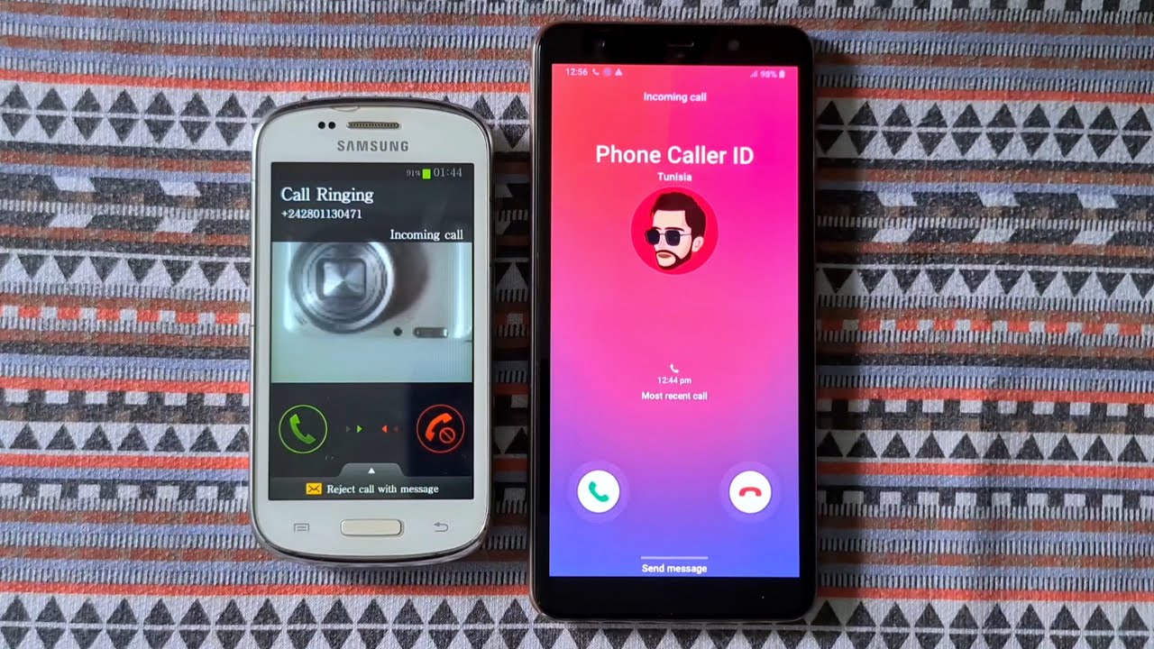 Samsung Galaxy infinite,Samsung A7 ,incoming calls,power on,at same ...