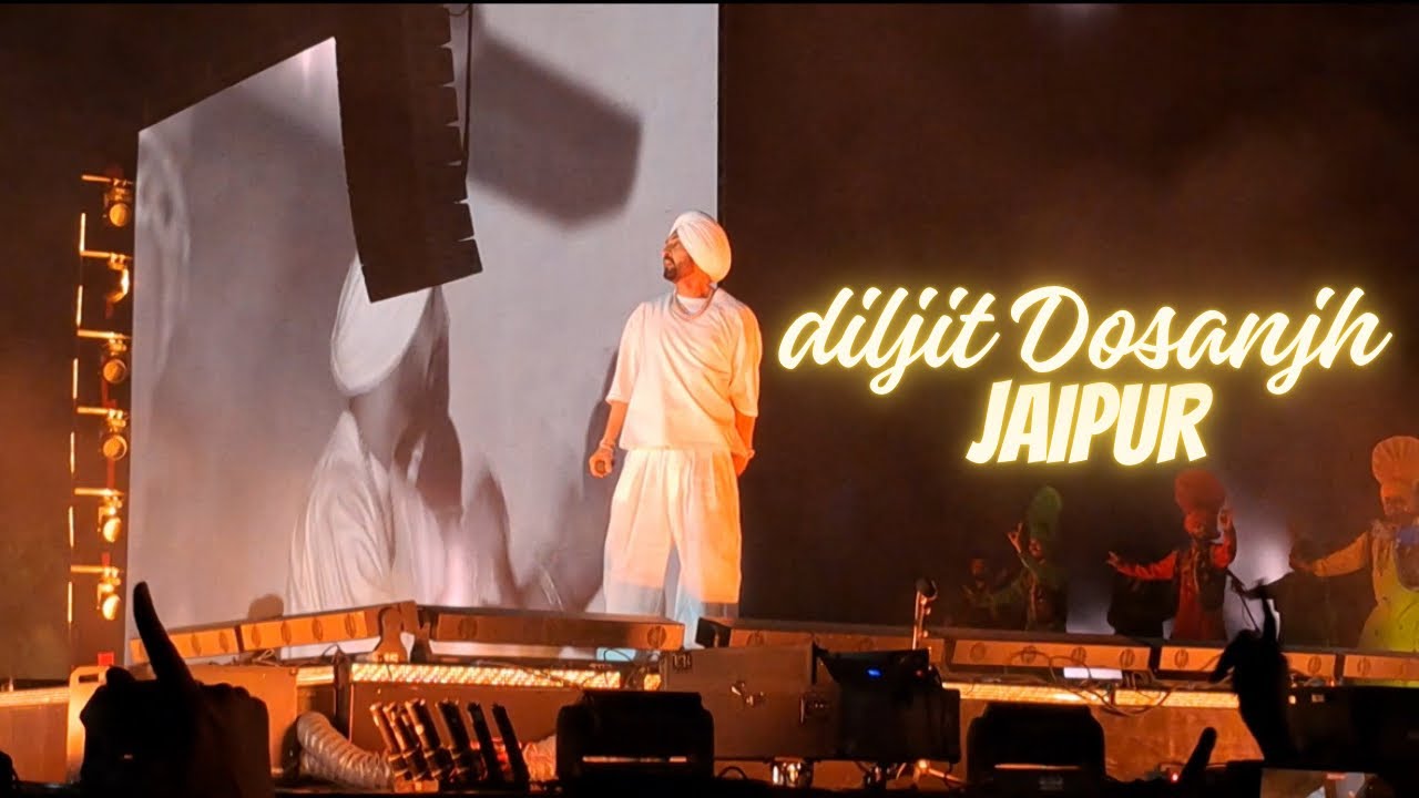Diljit Dosanjh In Jaipur Live Performance Jecc Sitapura 2024 | Dil ...