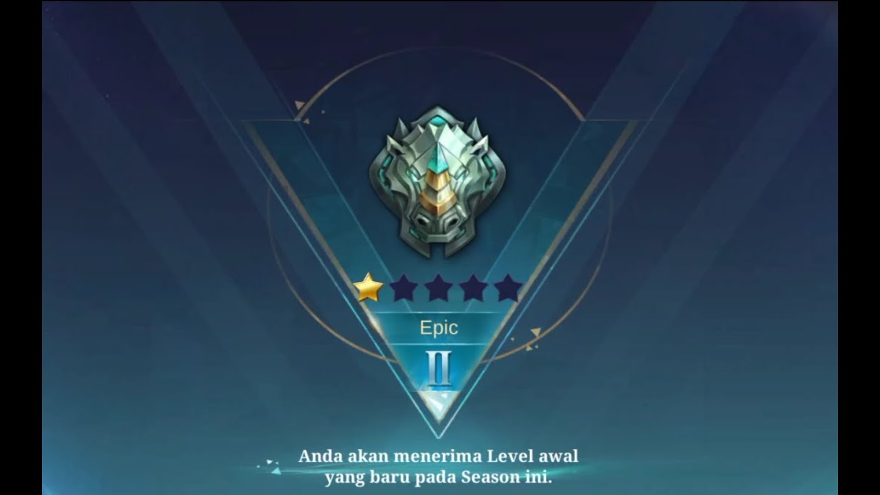 RANK PERTAMA SETELAH RESET SEASON MLBB - YouTube