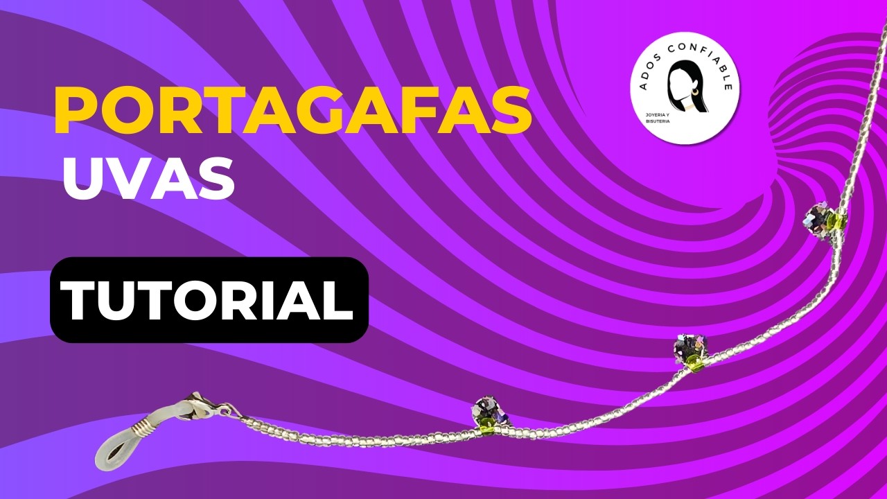 Fácil Joyería 💎 | Porta Gafas o Porta Lentes de Uvas 🍇 con Cristales ...