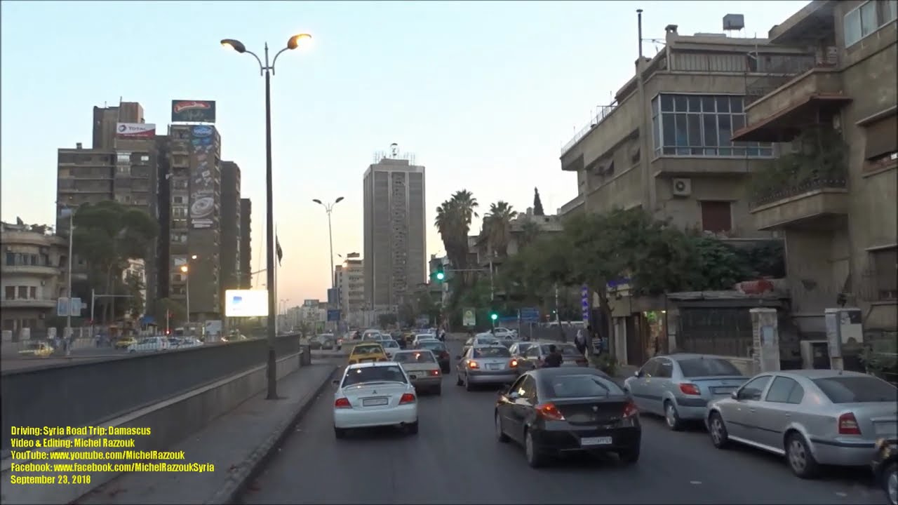 Driving: Syria Road Trip: Damascus, Syria (2018-09-23) - YouTube