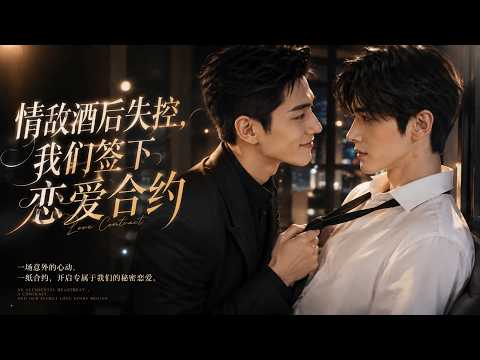 【双男主】最新漫剧《情敌酒后失控，我们签下恋爱合约》EP02❤️与情敌受邀参加他的婚礼！醉酒一夜荒唐，死敌绑定契约，破碎的心终向彼此靠拢（EP31‑60 合集）#漫剧 #双男主 #bl剧 #漫剧全集