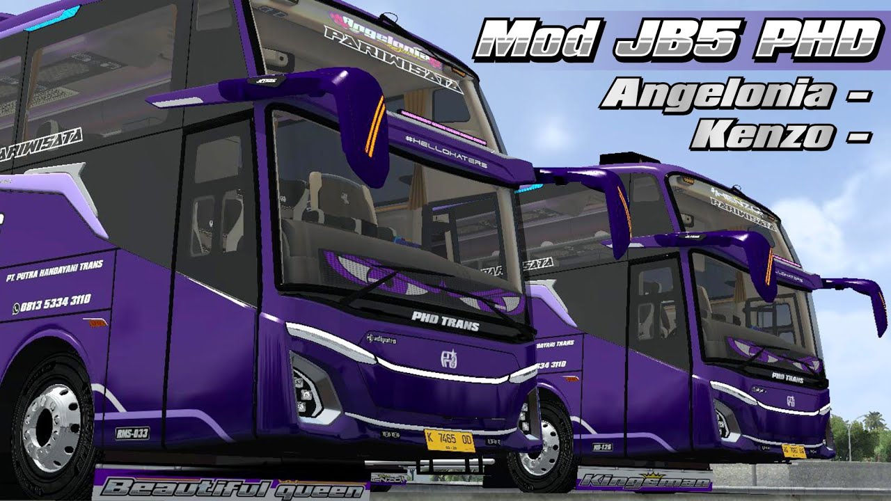 SPECIAL || PHD Trans Angelonia & Kenzo. Livery Mod JB5 PHD Style KP ...