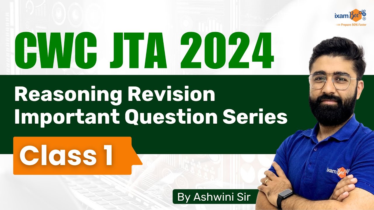 CWC JTA 2024 | CWC Reasoning Questions || By Ashwini Sir - YouTube