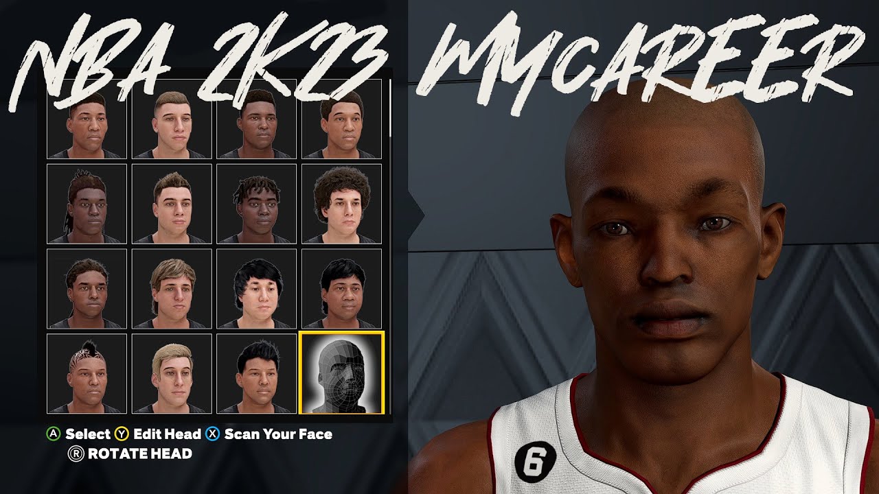 [NBA 2K23] MyCAREER ¦ Character Creation Custom Appearance Concept ...