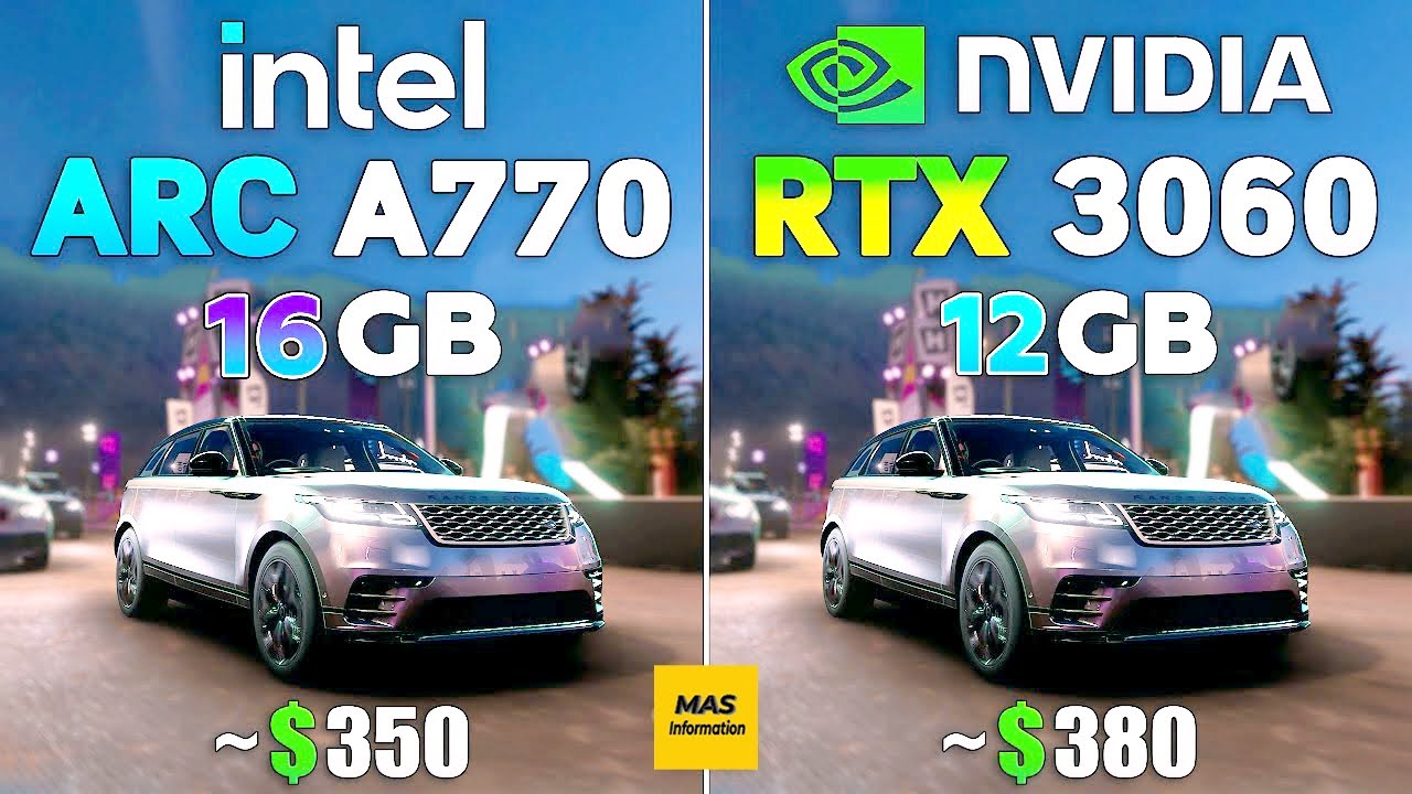 Intel ARC A770 vs RTX 3060 - Gaming Benchmark | Test in 10 Games ...
