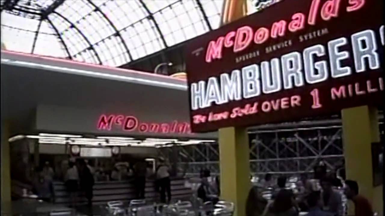 Vintage McDonald's replica 1993 in Paris - YouTube