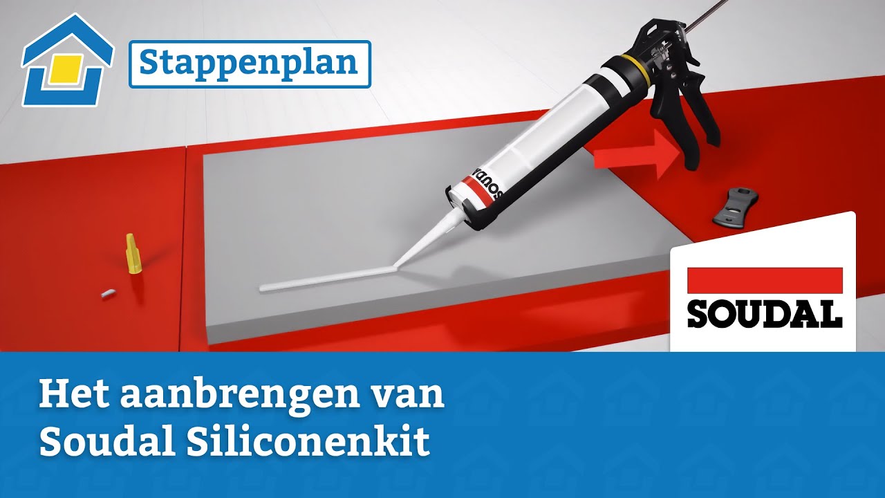 How to: Soudal siliconenkit aanbrengen - YouTube