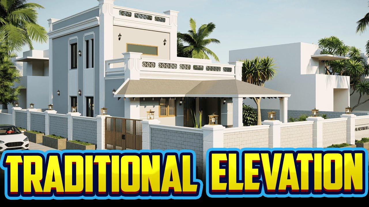 TRADITIONAL ELEVATION DESIGN AT MADURAI - INDIAN TRADITIONAL STYLE ...