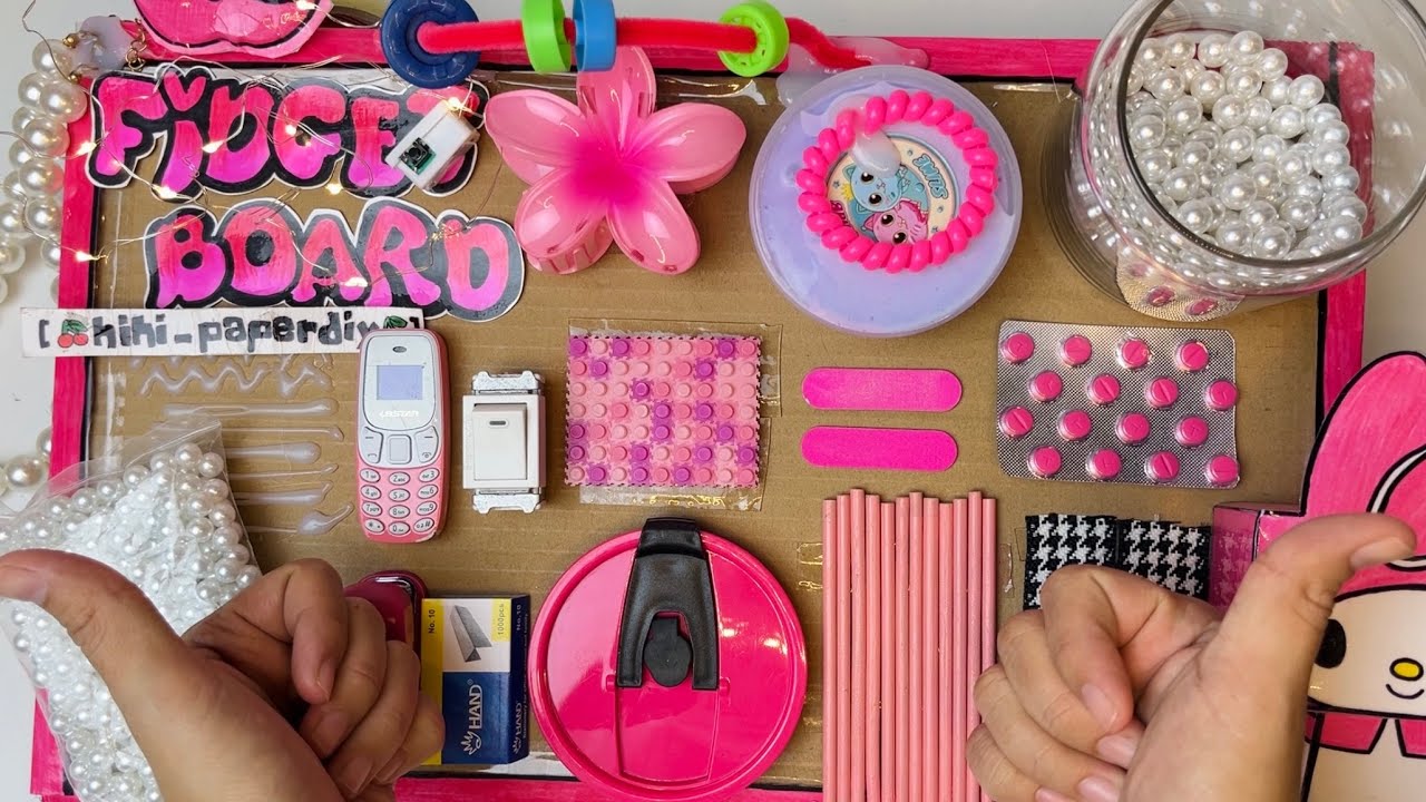 [🍒hihi_paperdiy🍒] RATING MY FIDGET BOARD ! | DIY - YouTube