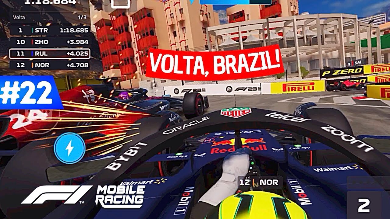 F1 MOBILE RACING 23 - MODO CARREIRA | #22 GP DE MÔNACO 🇲🇨- ARRISCANDO TUDO AO MÁXIMO! - YouTube
