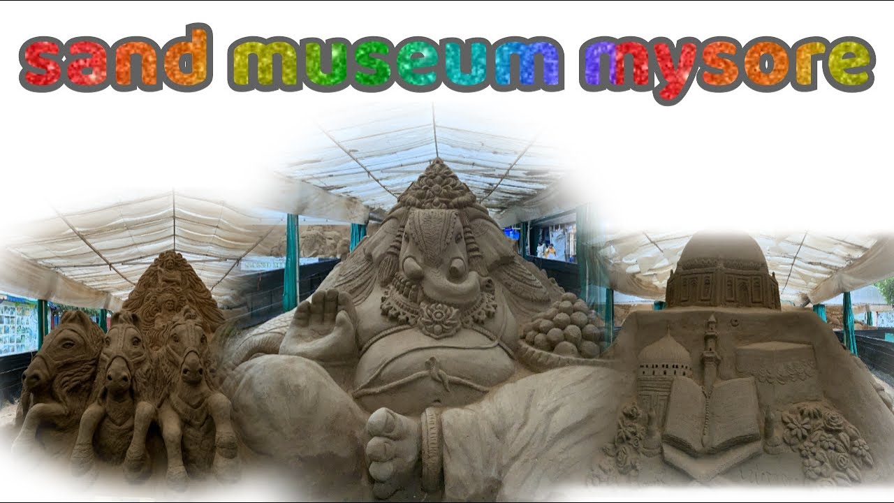 Mysore Sand Sculpture Museum 4K - YouTube