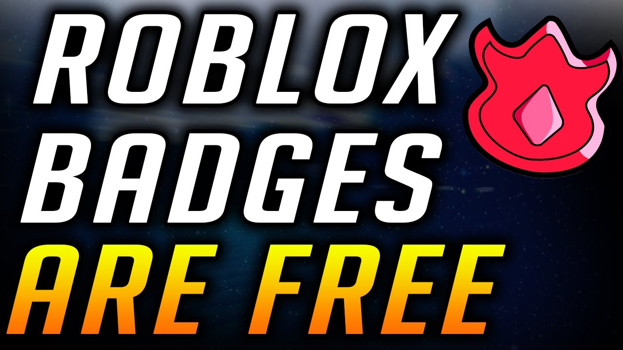 Roblox Made Badges FREE To Make - YouTube