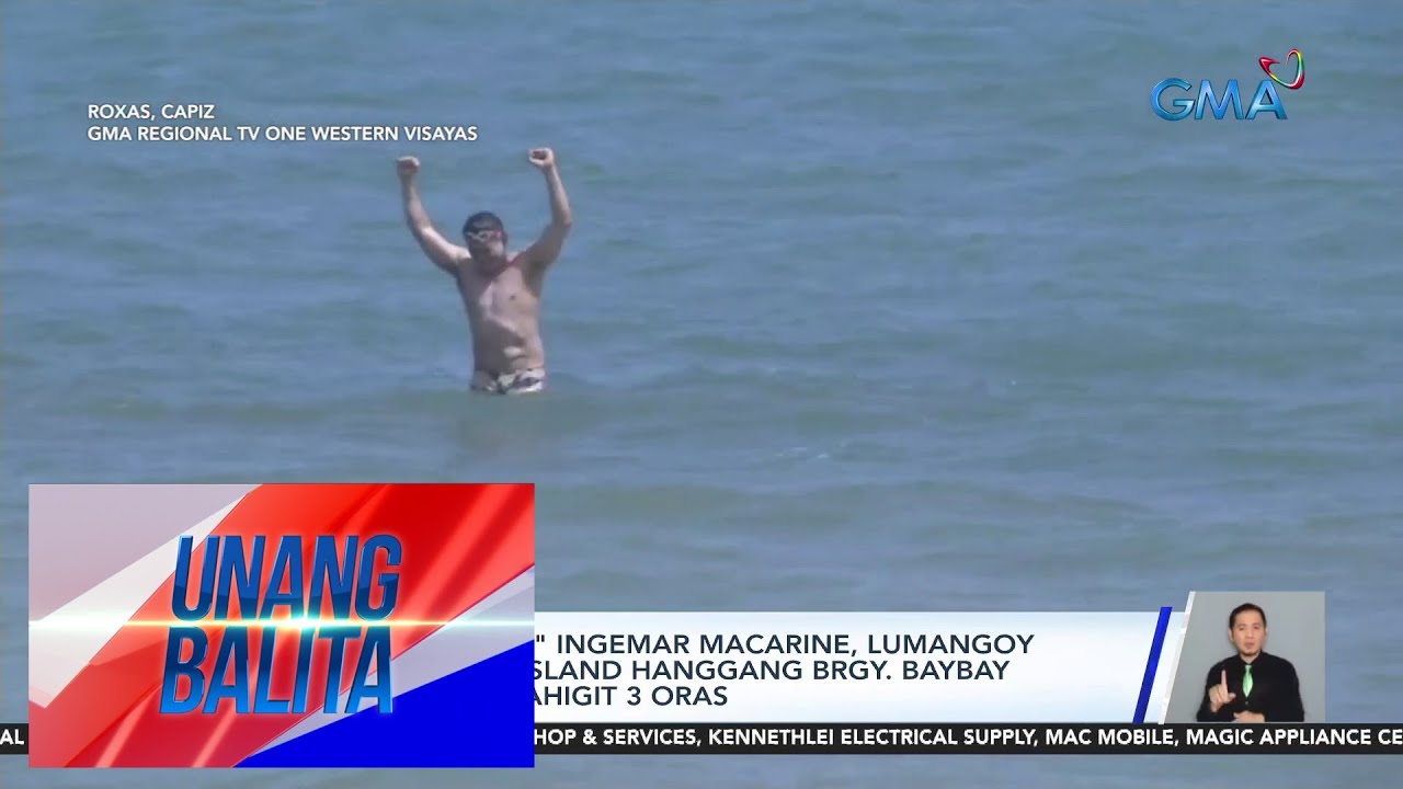 "Pinoy Aquaman" Ingemar Macarine, lumangoy mula Olatoyan Island ...