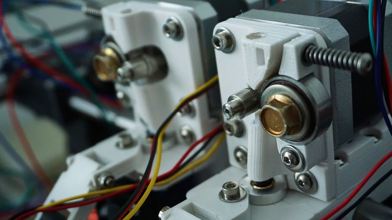 (Re-)Building a 3D Printer - Part 2: X/Y-Axis and Dual Extrusion - YouTube