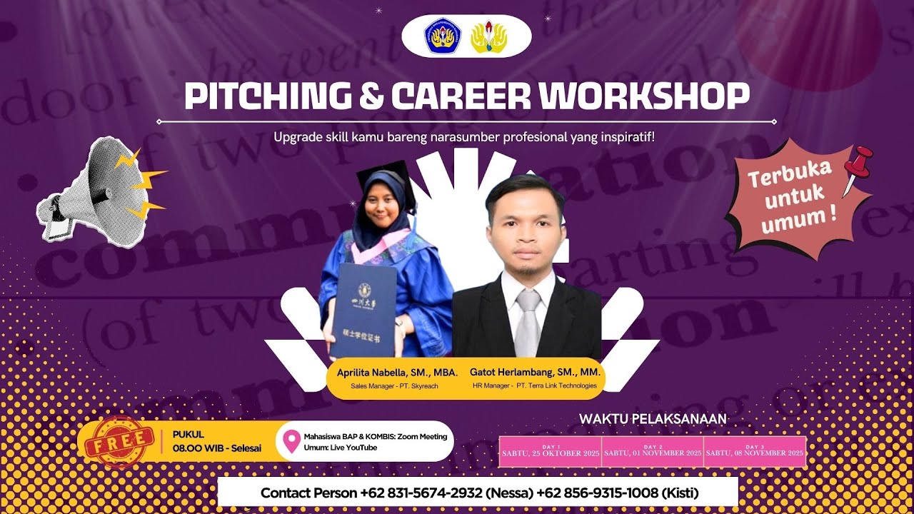 PITCHING AND CAREER WORKSHOP | DAY 1 - YouTube