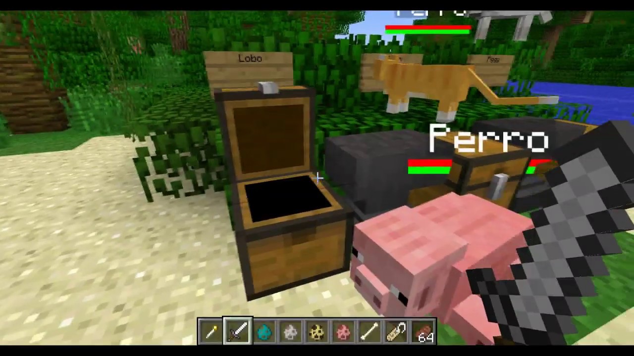 Minecraft 1.6.4 - Review de Useful Pets!! MOD - ESPAÑOL TUTORIAL - YouTube