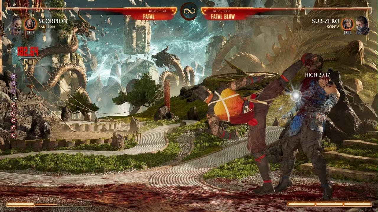 Mortal Kombat 1 ps5 Scorpion Combo - YouTube