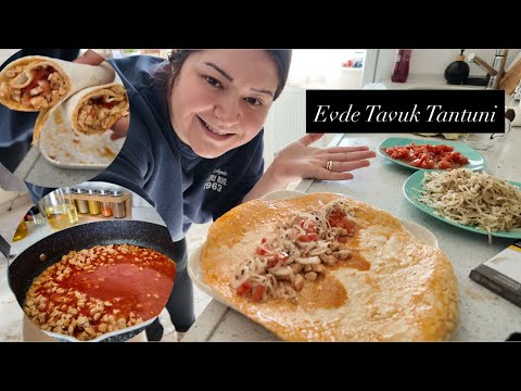 Evde Tavuk Tantuni Dürüm Yaptım 🥰 Hastaneye Yatcakmış 🥹