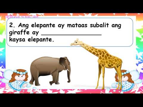 Grade 1 Math Quarter 4 Lesson 60 Matangkad, Mas Matangkad ...