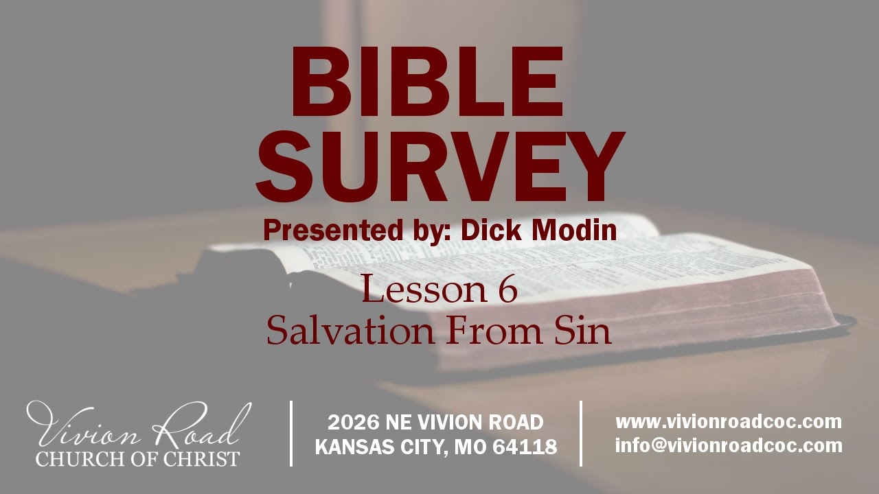 Lesson 6 - Salvation From Sin - YouTube