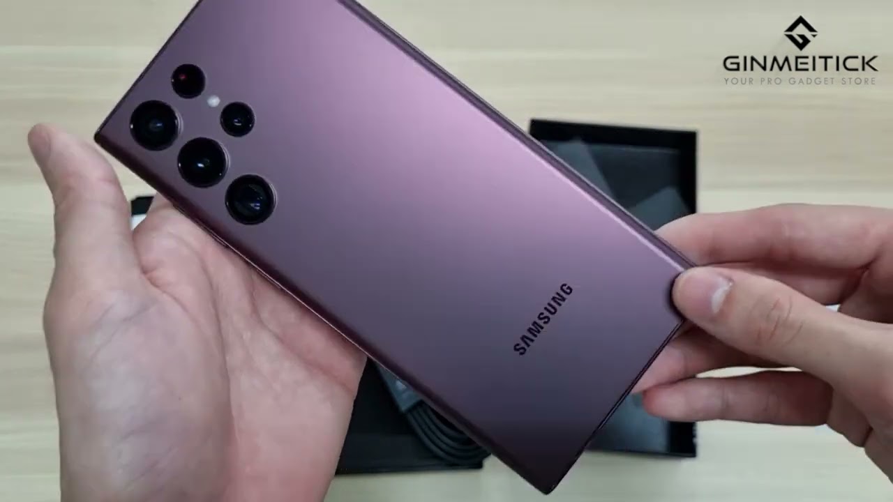 Samsung Galaxy S22 Ultra Unboxing Shot Video(Global Version) - YouTube