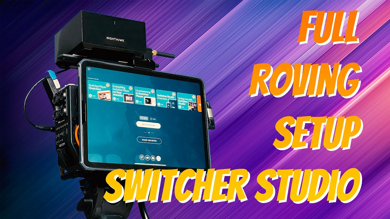 Full Roving, Mobile Livestream Setup with Switcher Studio! - YouTube